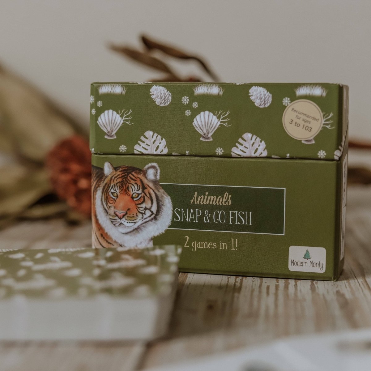 Modern Monty - Animals Snap & Go Fish Card Game – Bean and Sprouts Toys