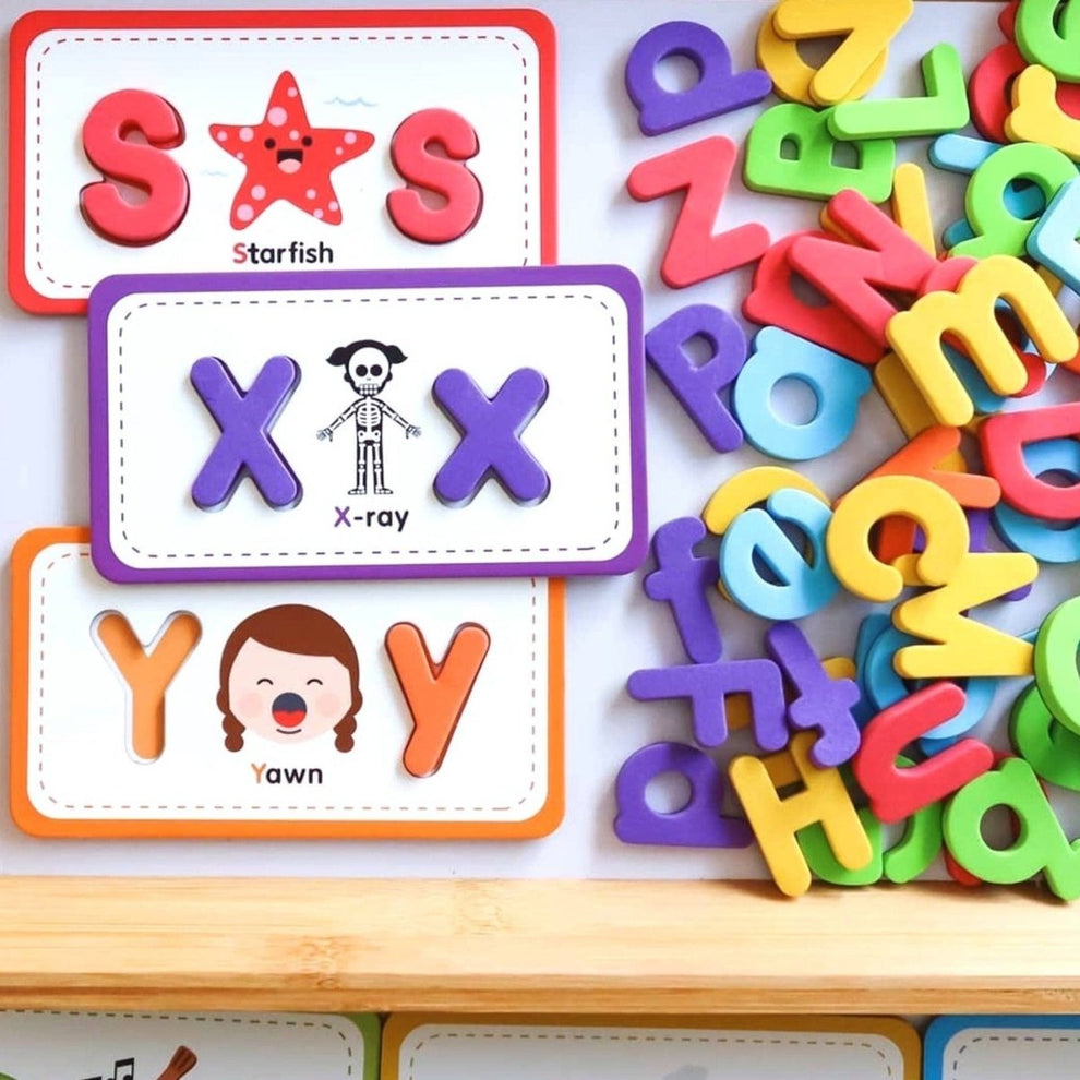 Magnetic Alphabet Letters and Flash Cards - Teacher Approved Learning ...