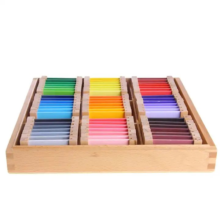 Montessori Sensorial Materials - Colour Tablets – Bean and Sprouts Toys